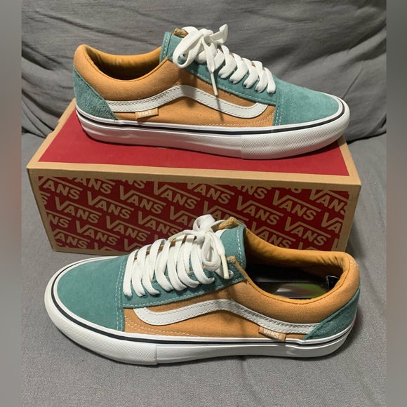 Vans | Shoes | Vans Old Skool Ultracush Teal Mustard Aquaman Mens Lace ...